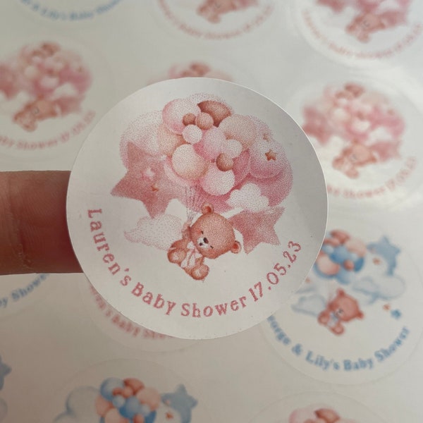 Teddy Bear Popcorn Stickers - Etsy
