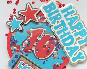 Nintendo Cake Topper - Etsy