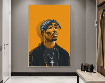 Tupac Portrait | Etsy