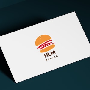 DIY Burger Restaurant Logo: Editable Business Branding (instant ...