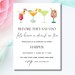 Cocktail Bachelorette Party Invitation: Editable Hen Do Invite (canva ...