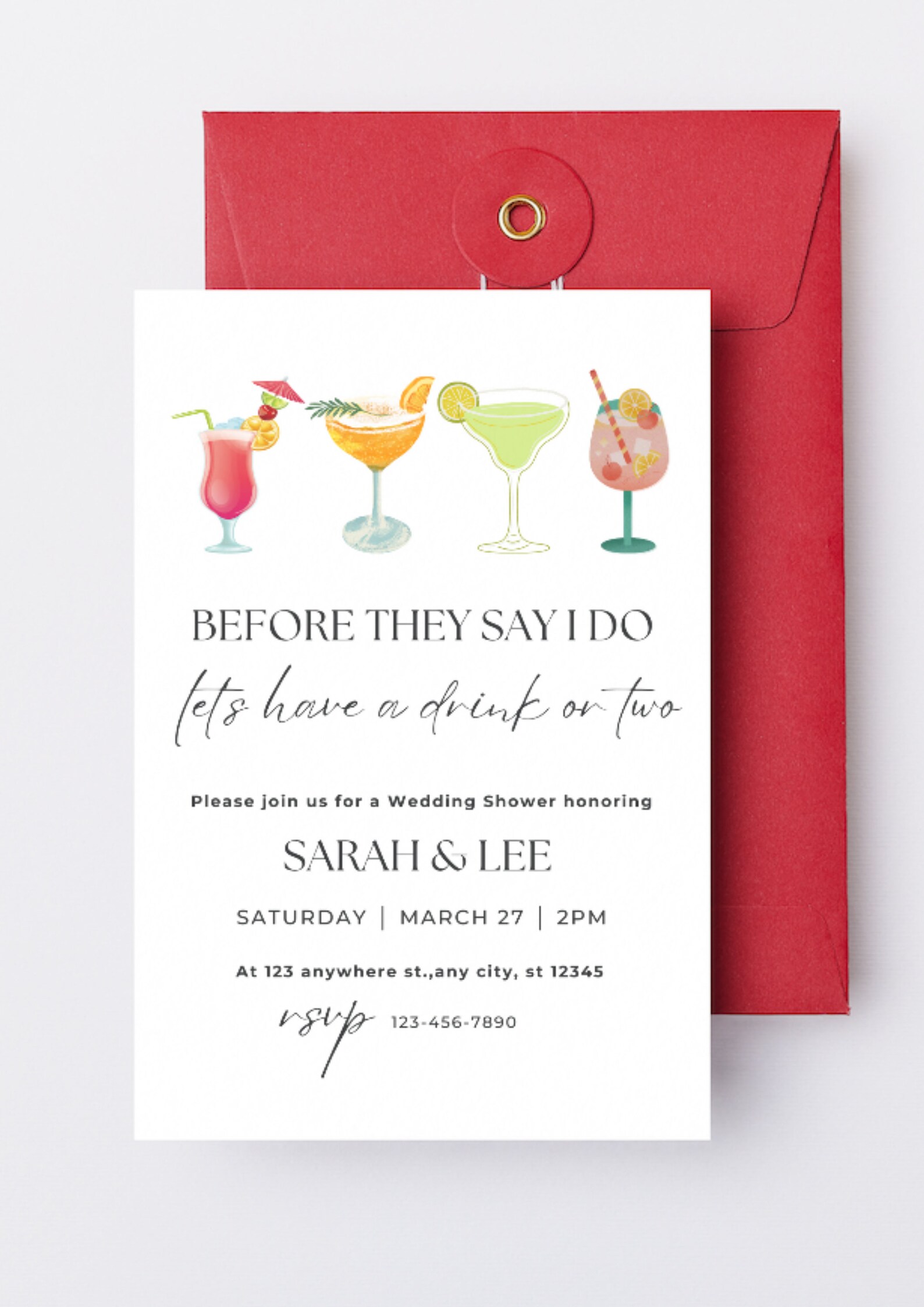 6 Digital DIY Bachelorette Invites, Hen's Invites, Bachelorette ...