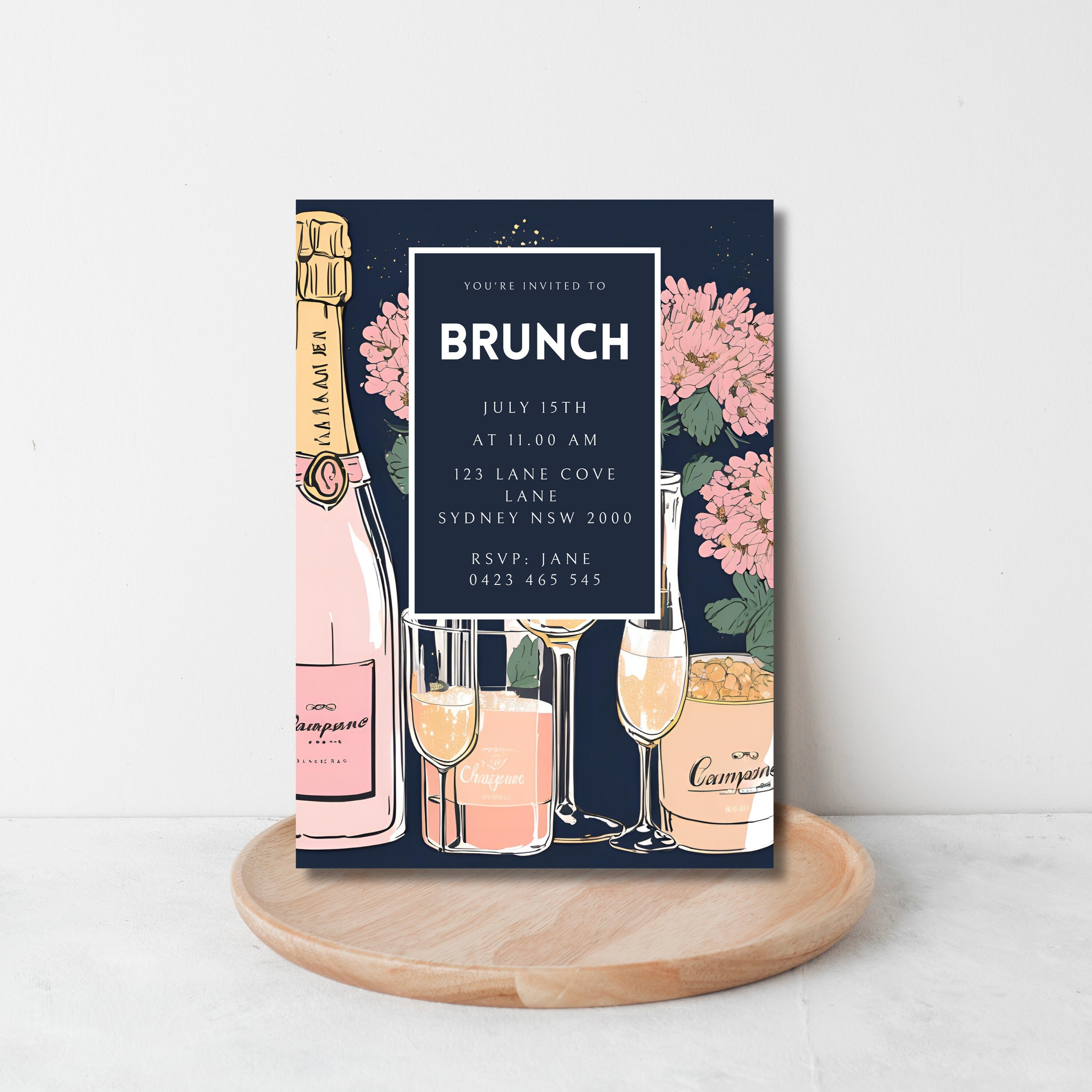 Brunch Invitation Brunch Invite Sunday Brunch Ladies Lunch Invite ...