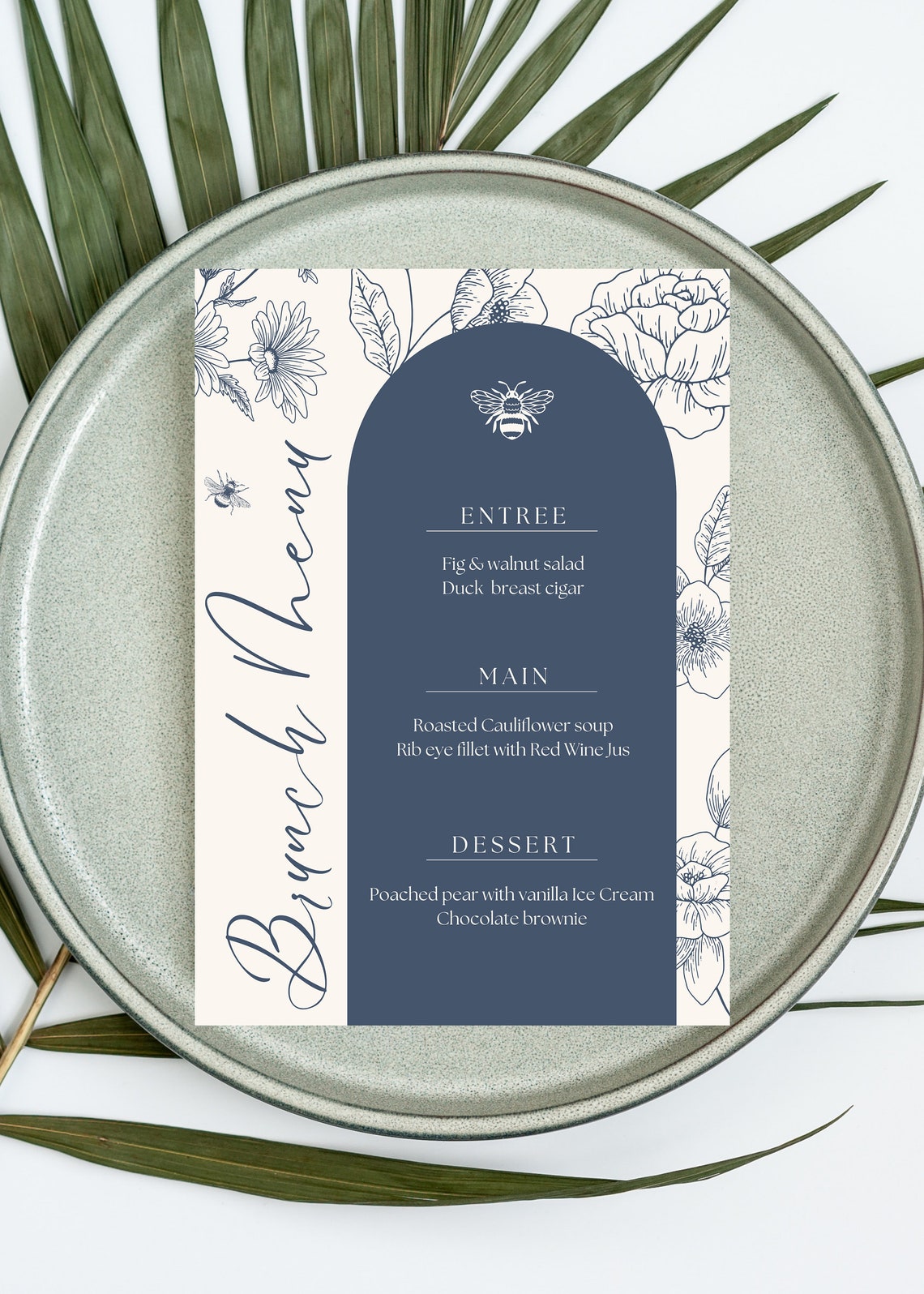 Brunch Menu | Floral Menu | Ladies Lunch | Mimosa Brunch | Bottomless ...