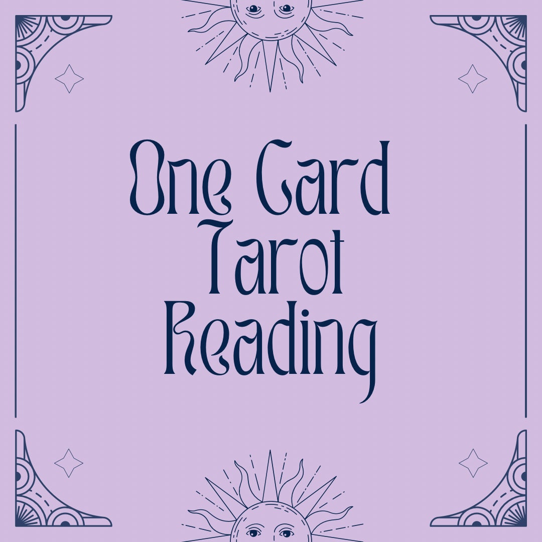One Card Tarot Reading - Etsy