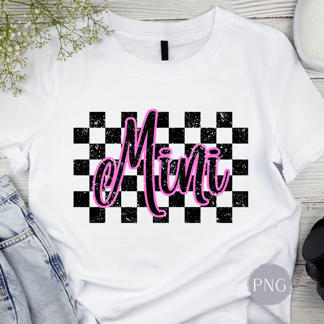 Checkered Mini Png, Retro Mama Mini Png, Mama Shirt Png, Trendy Mom Png ...