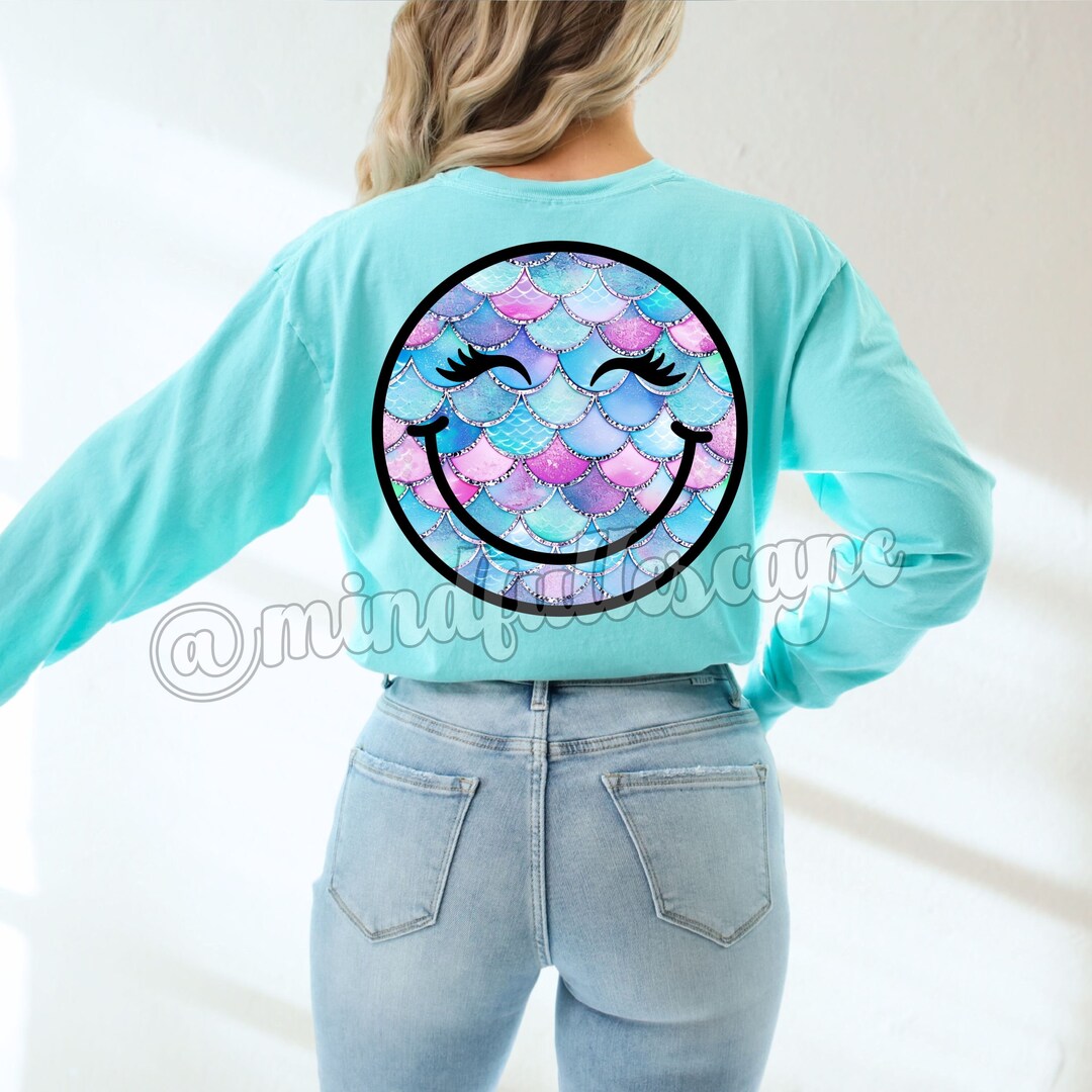 Mermaid Smiley PNG, Beach Vibes, Springbreak Shirt Design, Vaca PNG ...