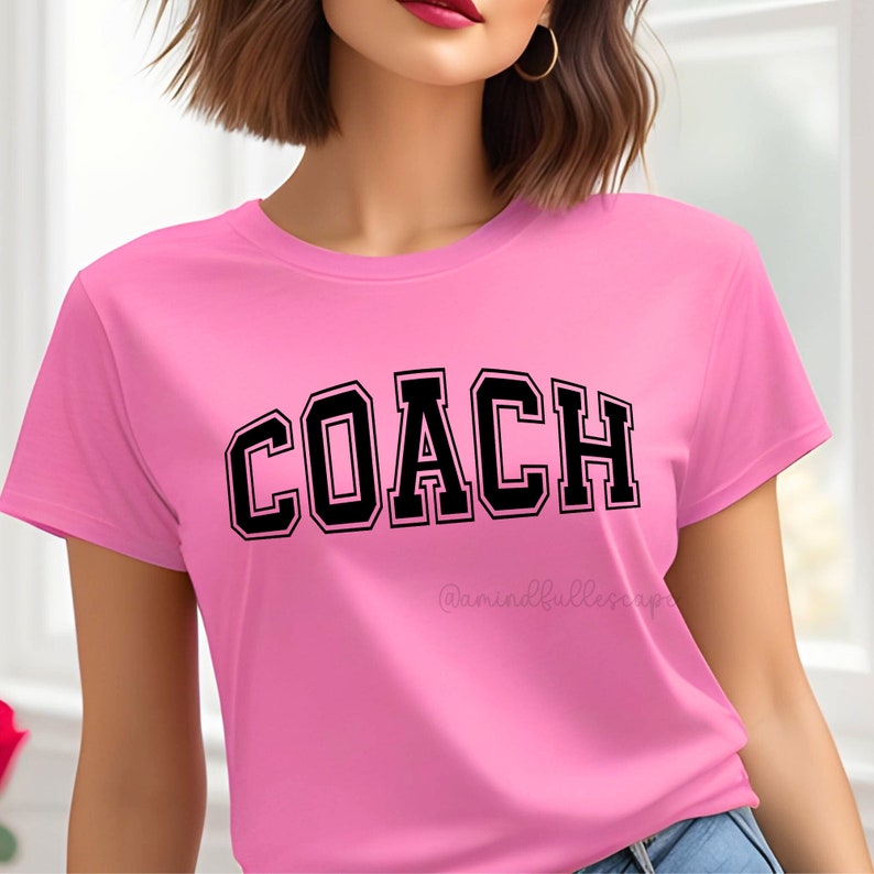 Coach Sublimation, Varsity Coach Png, Coach Shirt Png, Coach Gift, Game ...