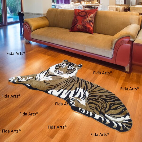 Tiger Rug - Etsy