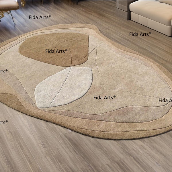 Abstract Shaped Rug - Etsy