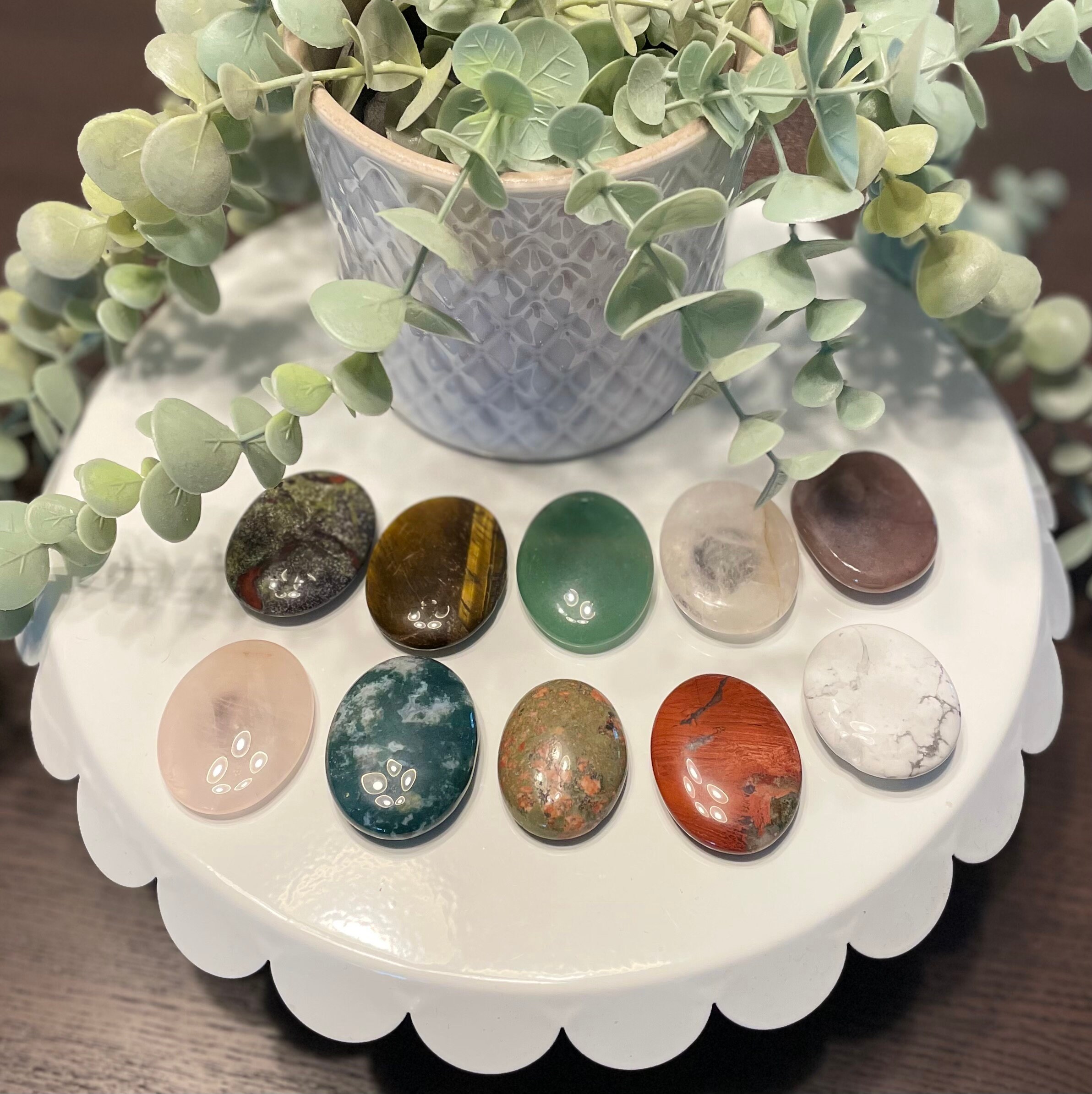 Palm Stone Magnets Refrigerator Magnets Gift Crystals Home Decor Witchy ...