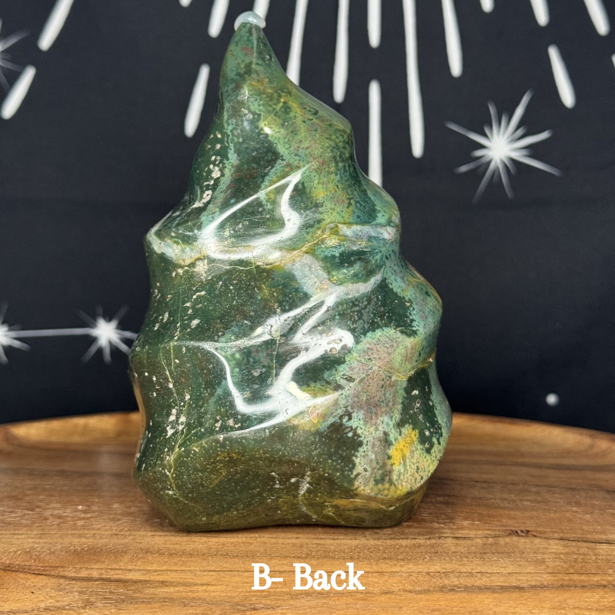 Giant Druzy Ocean Jasper Flame, Giant Ocean Jasper Flame, Big OJ Flame ...