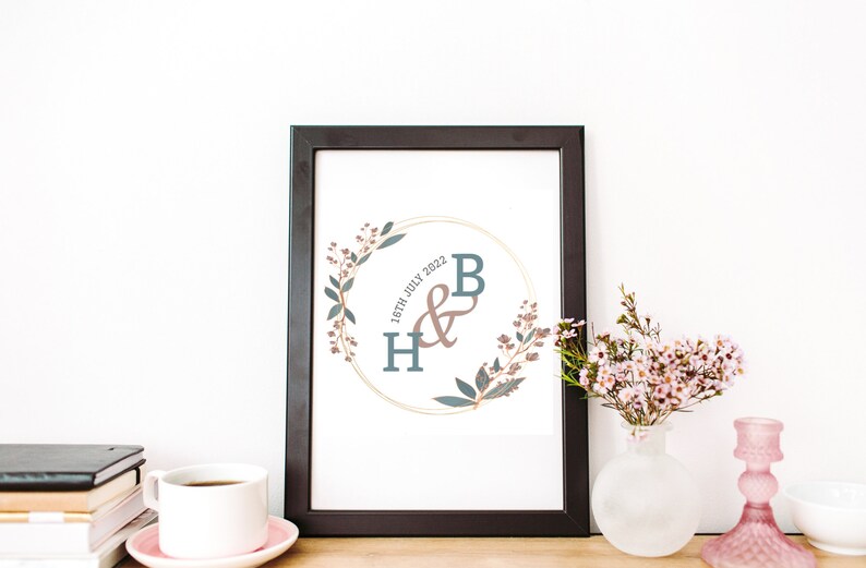 Couple Name Initials/ Monogram Design for Wedding - Etsy