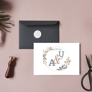 Couple Name Initials/ Monogram Design for Wedding - Etsy