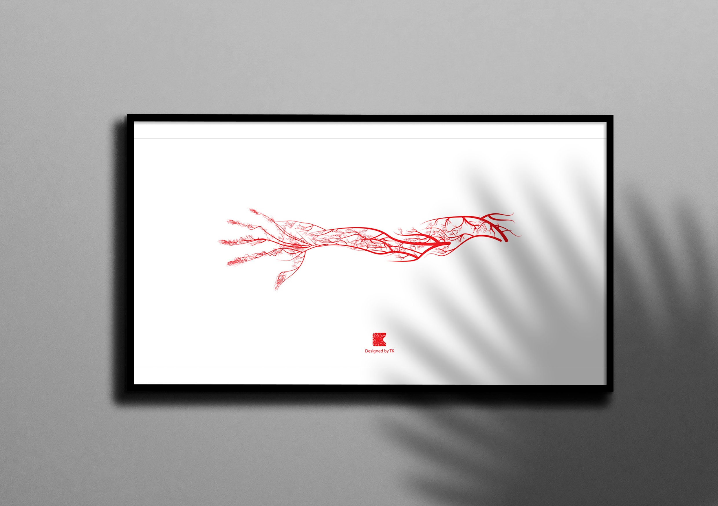 PRINTABLE the Blood Vessels | Minimal, Poster, Digital Download - Etsy