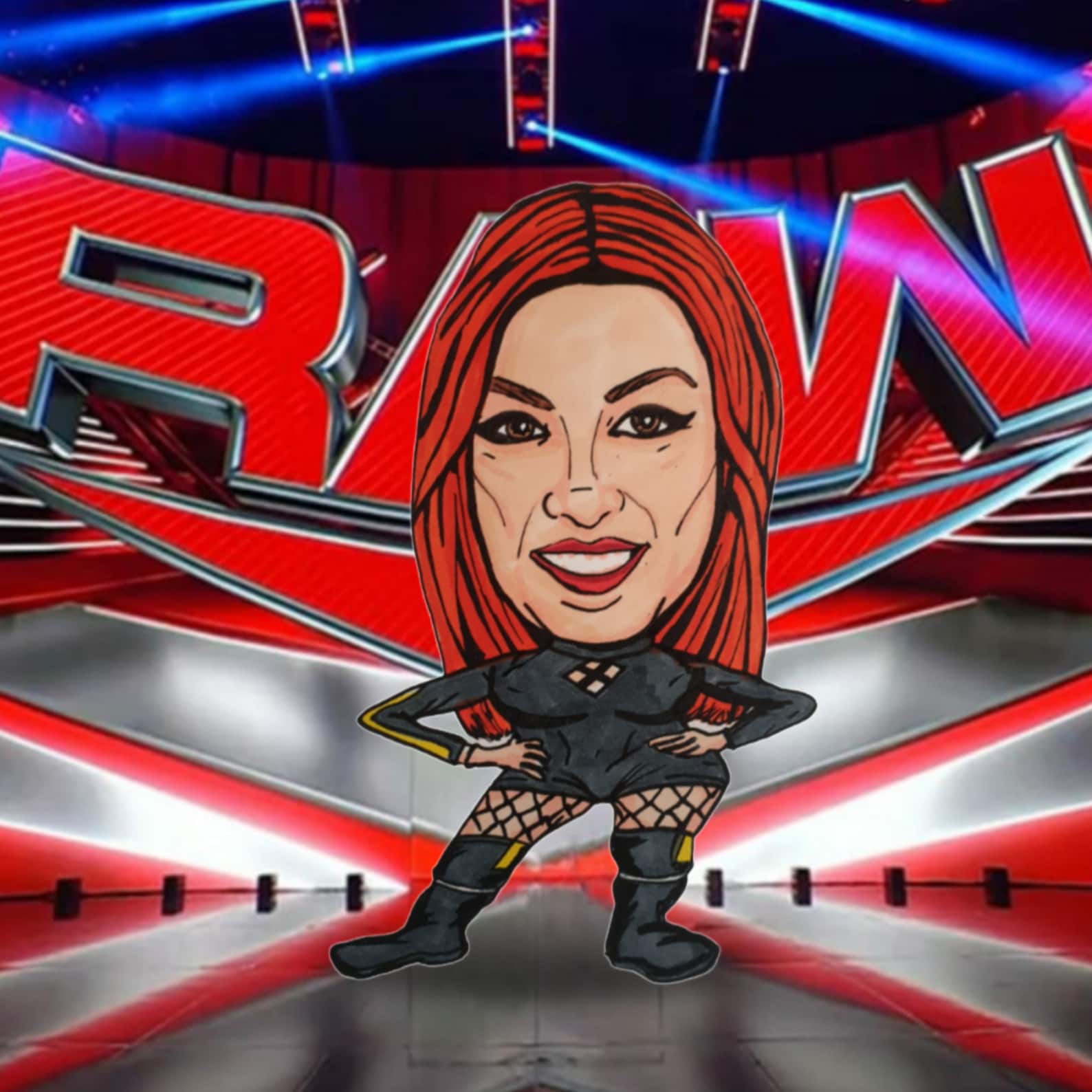 Fully Custom WWE Style Super Star Cartoon Using Your Photo and Ideas ...