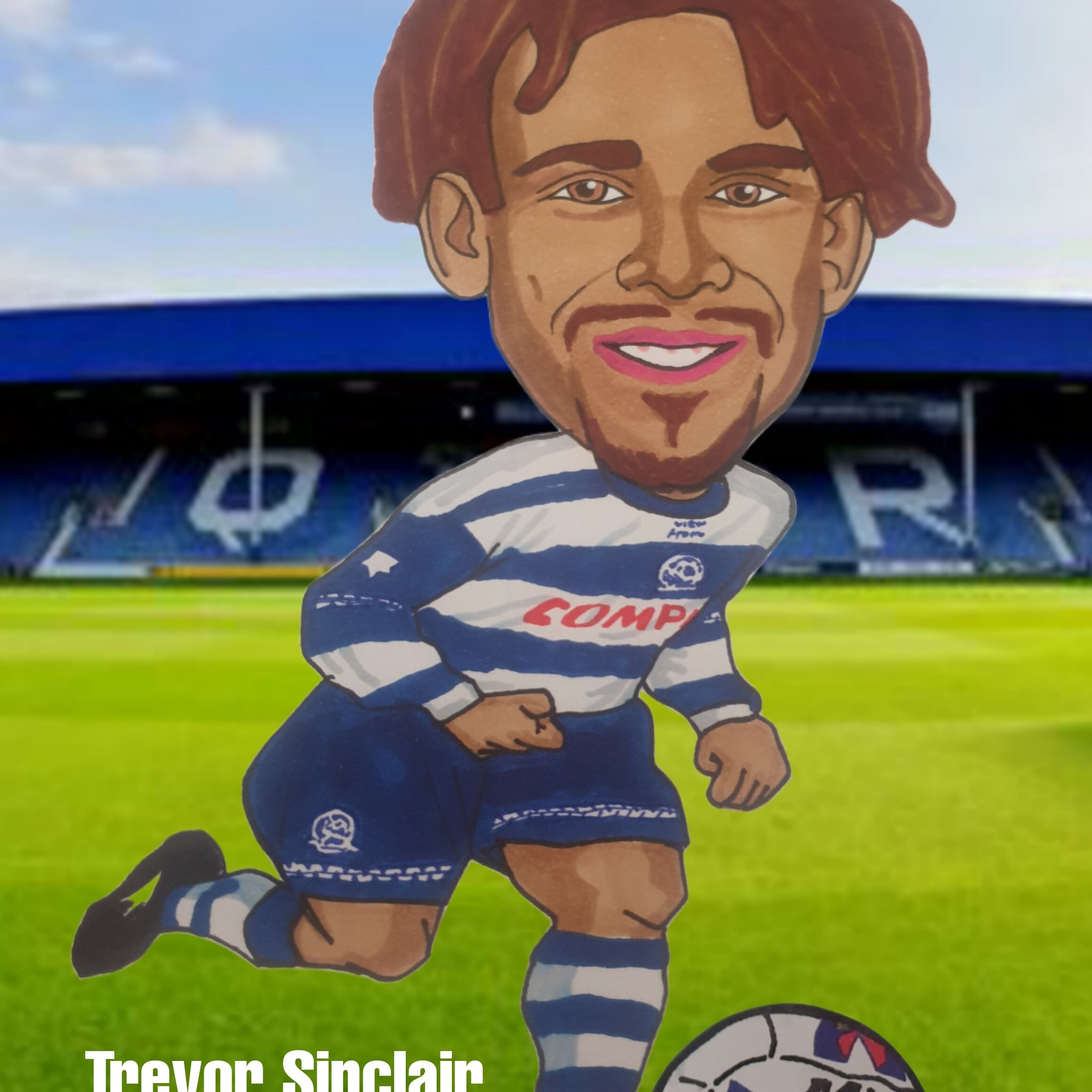 Fully Custom Football Cartoon Using Your Photos and Your Customizations ...