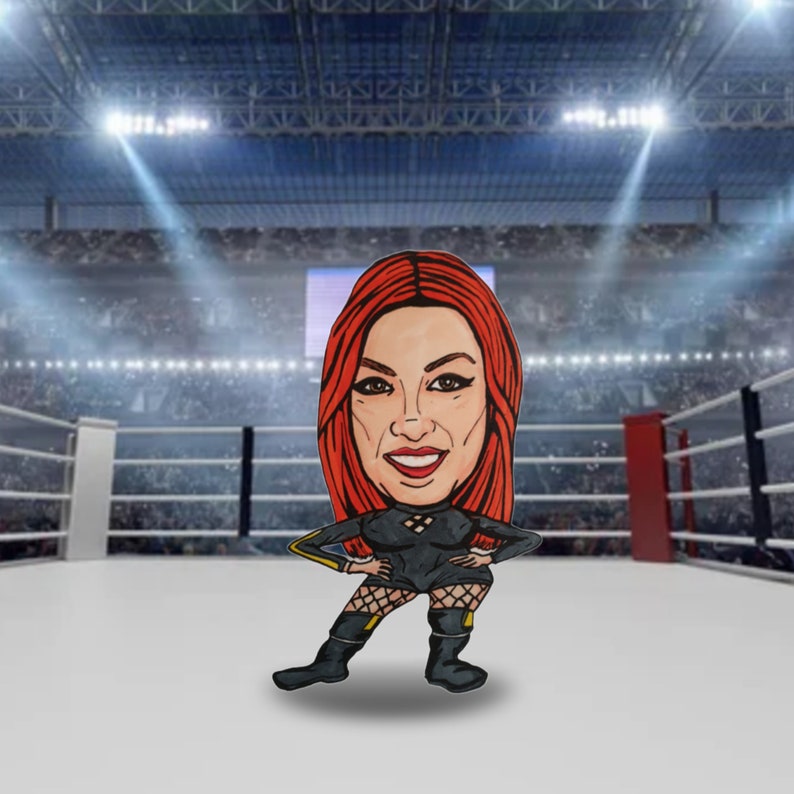 Fully Custom WWE Style Super Star Cartoon Using Your Photo and Ideas ...
