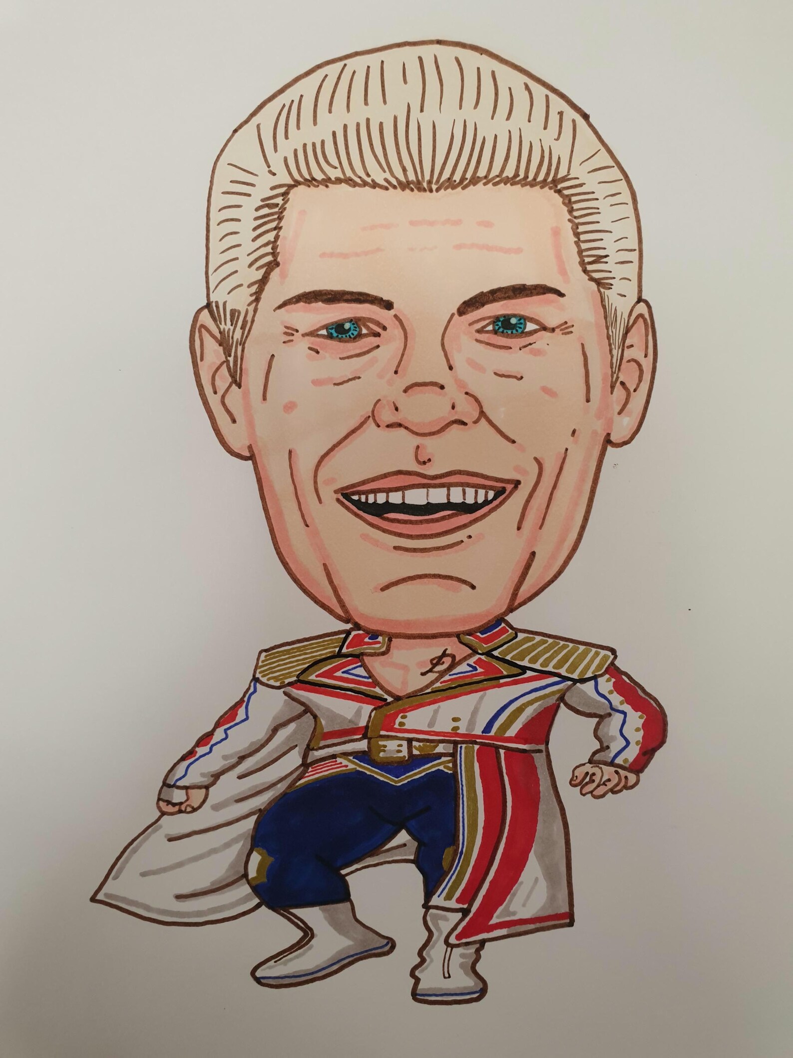 Fully Custom WWE Style Super Star Cartoon Using Your Photo and Ideas ...