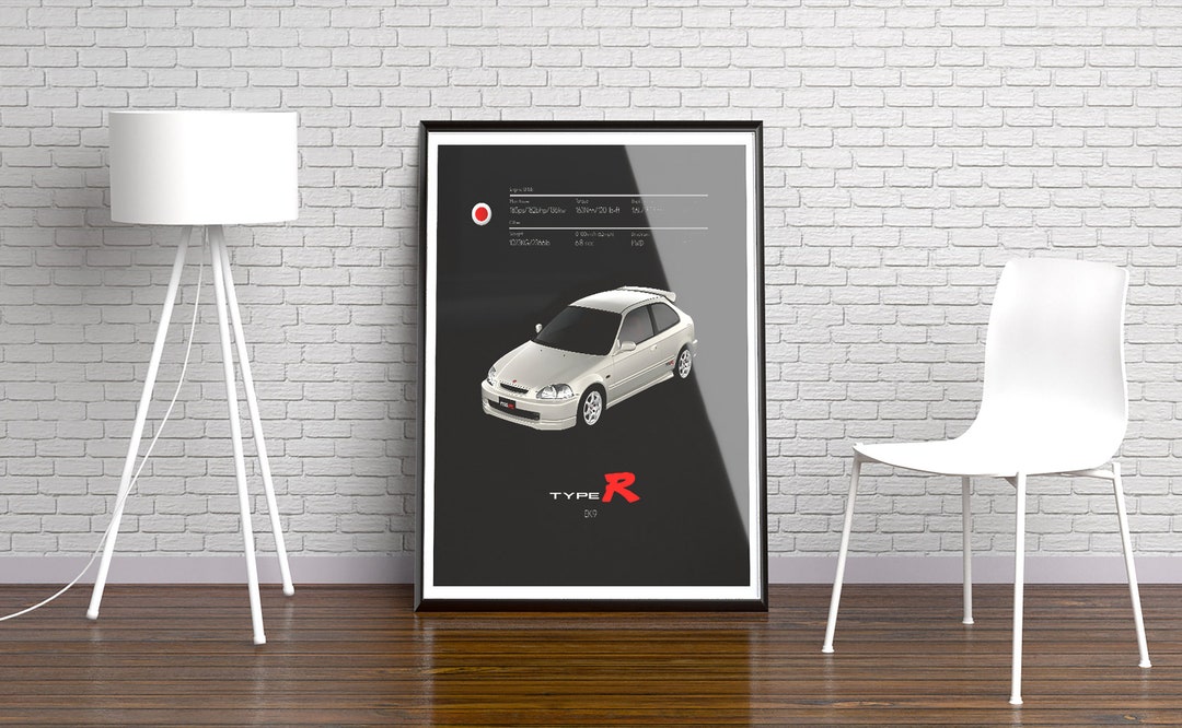 The Legendary Honda Civic Type-r From the 1990s, Hi-res Prints, Digital ...