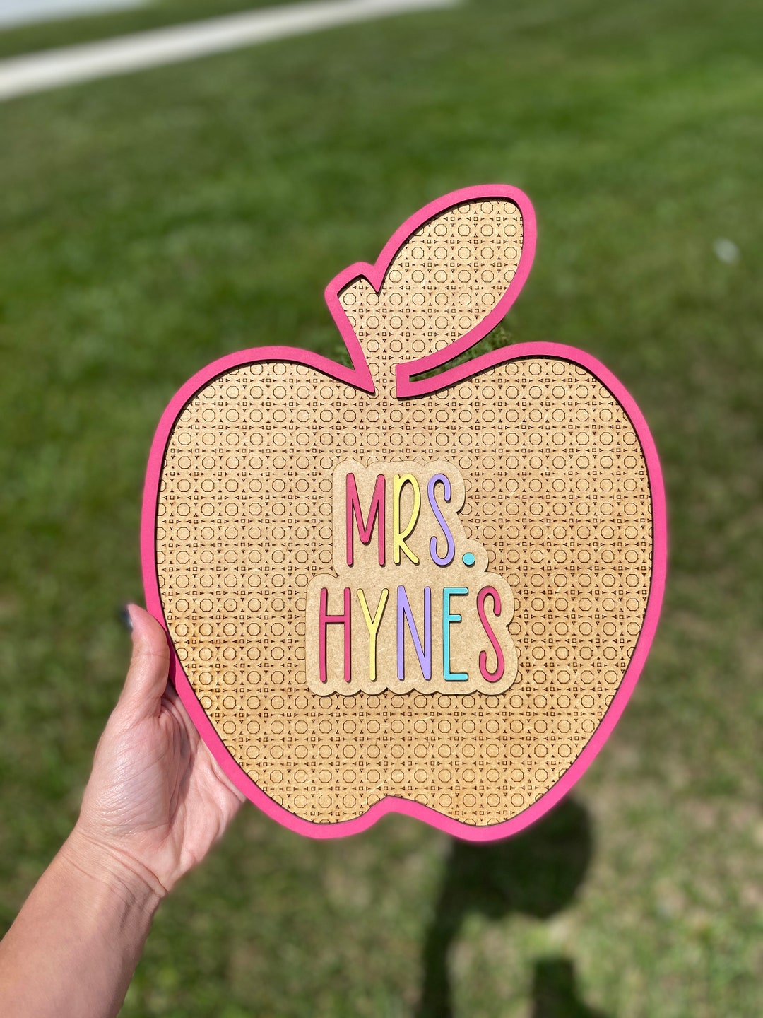 Teacher Sign, Teacher Name Sign Hanging, Teacher Name Sign for Door ...