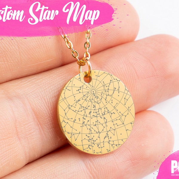 Map Necklace - Etsy