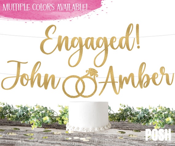 Congratulations On Your Engagement Banner