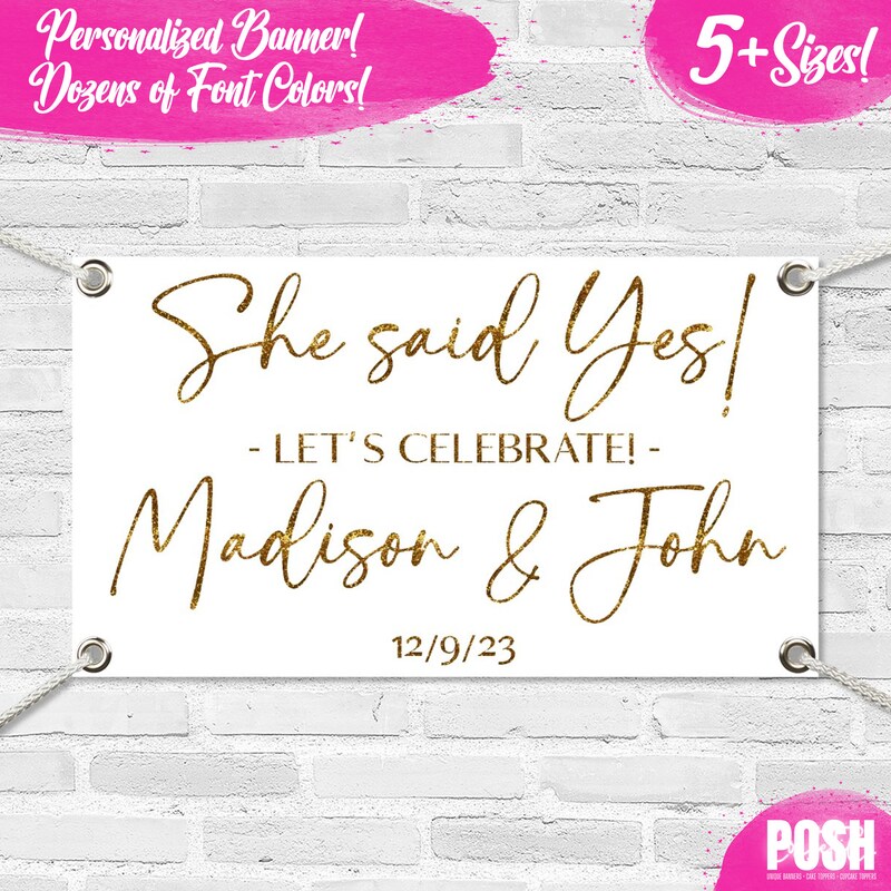 Engagement Banner - Etsy