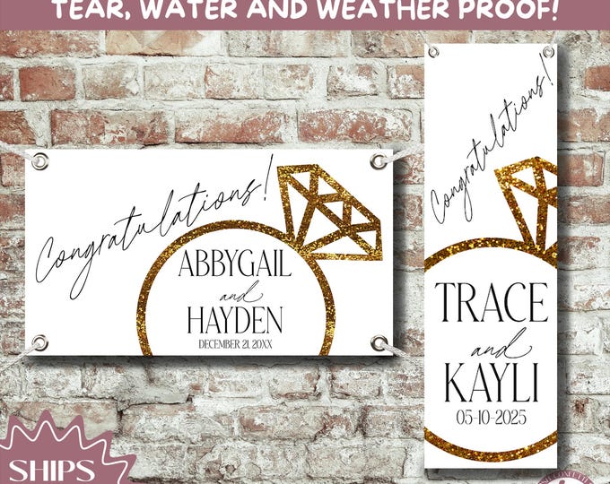 Floral Bridal Shower Hand Painted Brown Paper Banner - Etsy
