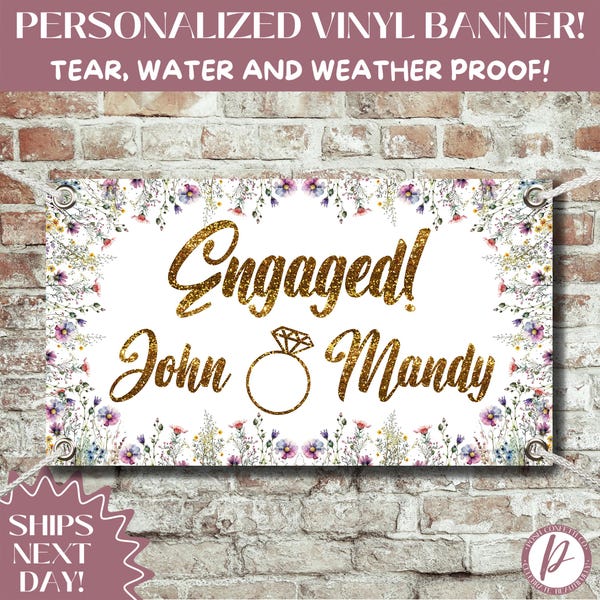 Engagement Banner - Etsy
