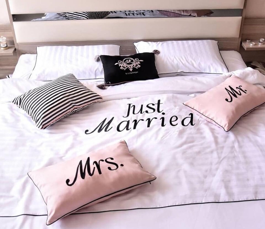 Personalized Wedding Bedding Set 6PCS Exclusive Valentine's Day and ...