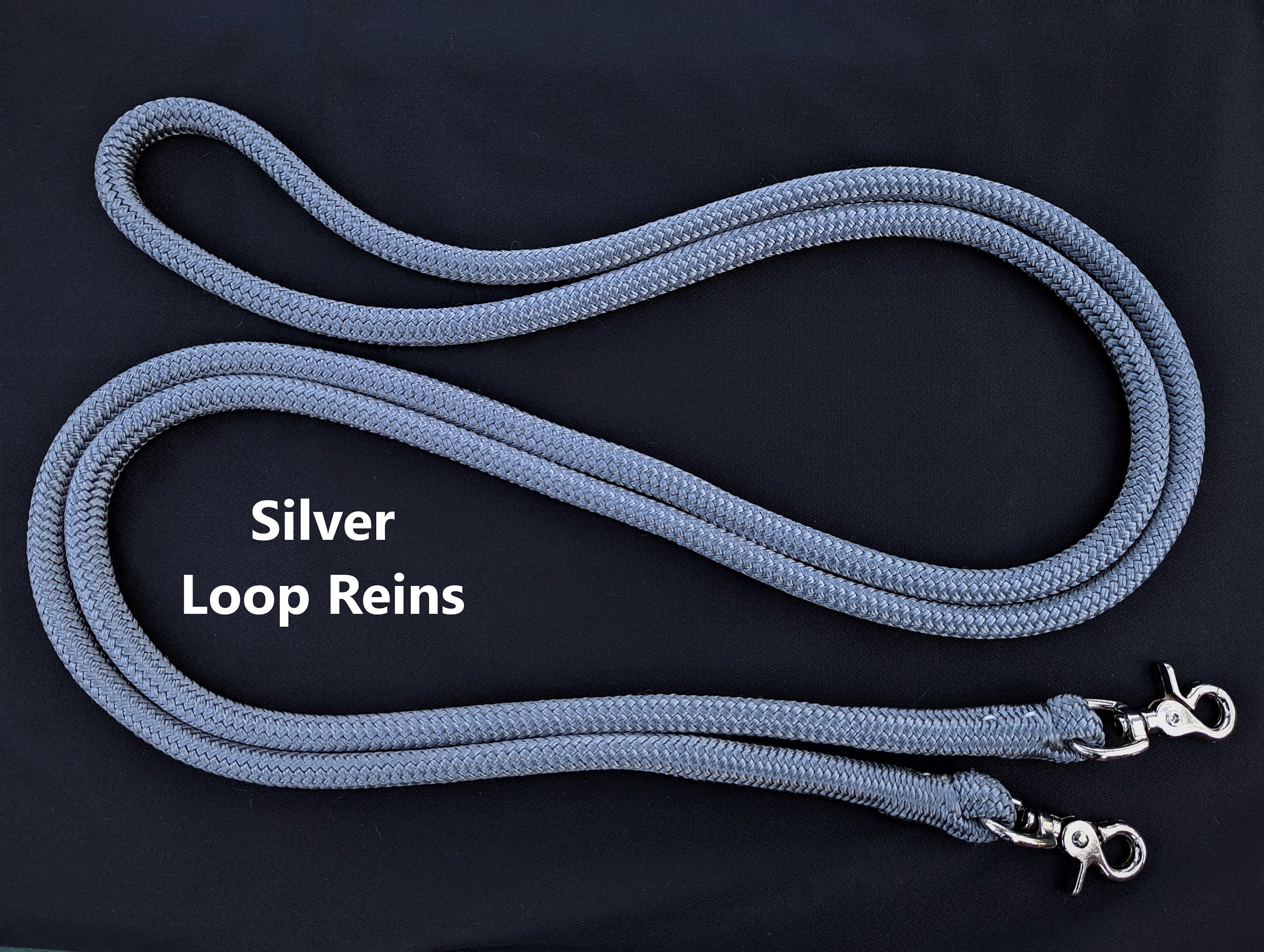 ROPE REINS With PARACORD Finesse Reins Loop Rope Reins - Etsy