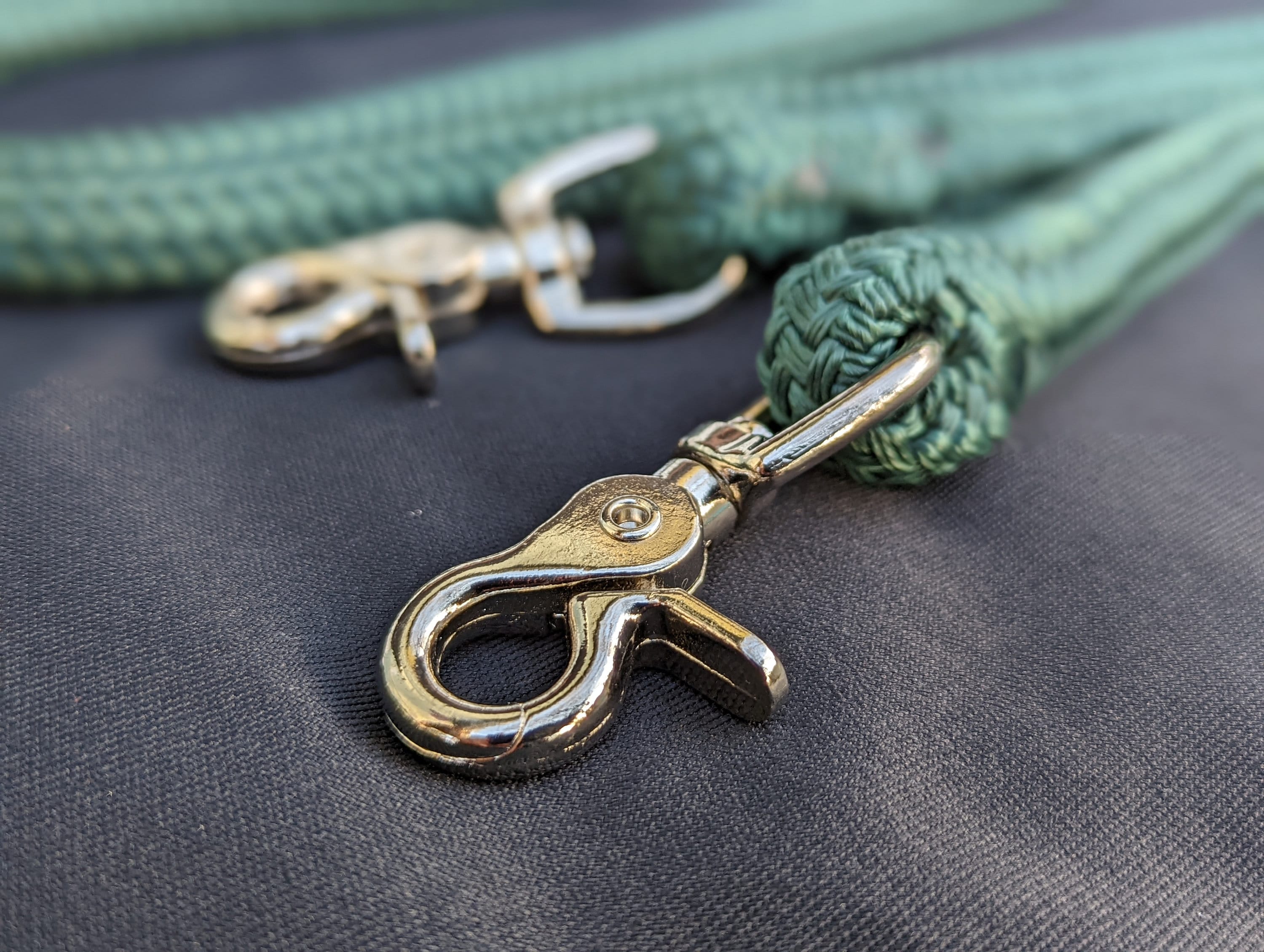 ROPE REINS With PARACORD Finesse Reins Loop Rope Reins - Etsy