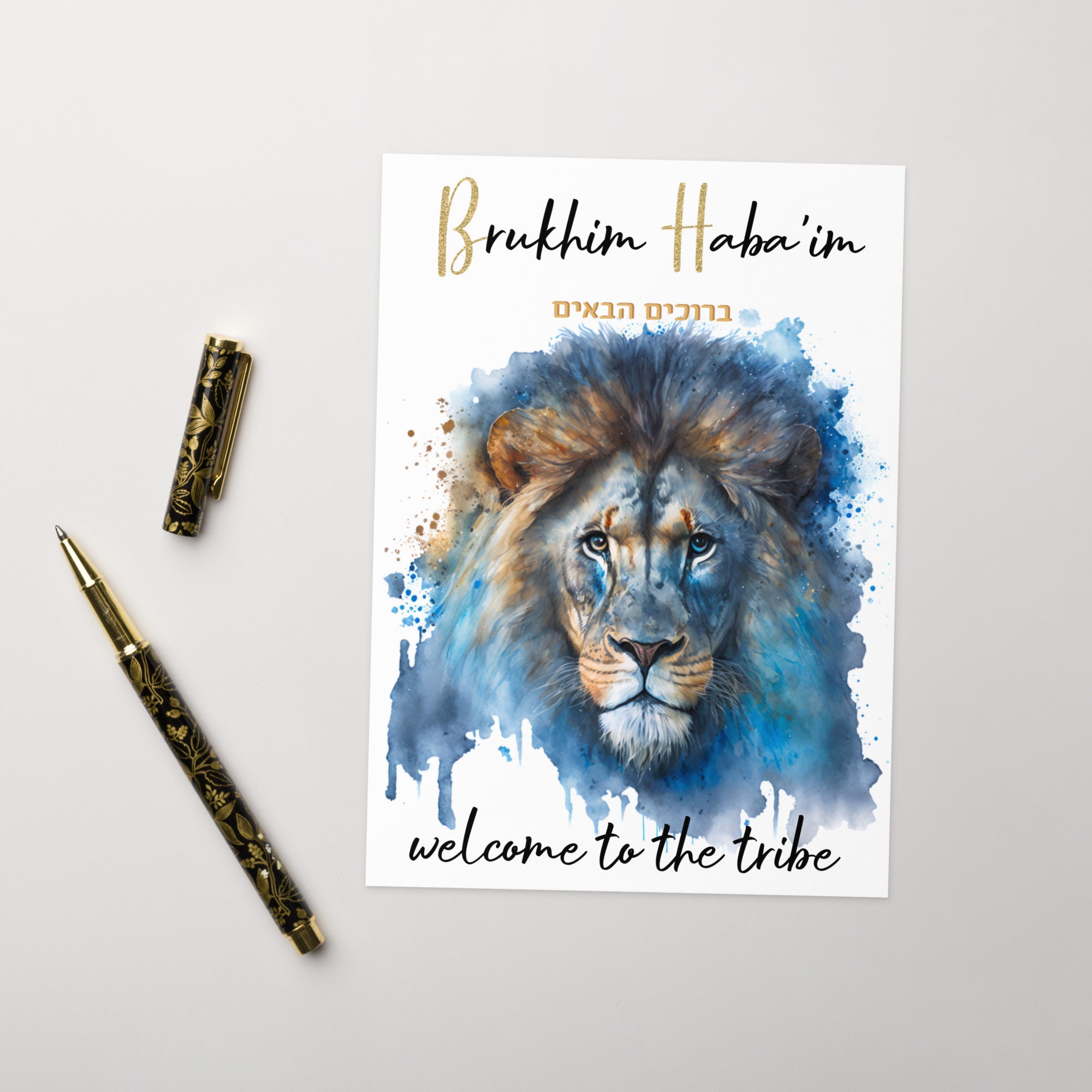 Convert Congratulations Card. Welcome to the Tribe. Suitable for ...
