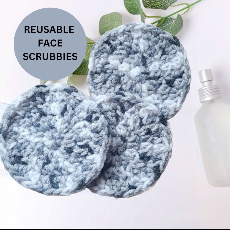 Reusable Crochet Face Scrubbies Pack of 3 Face Scrubby - Etsy