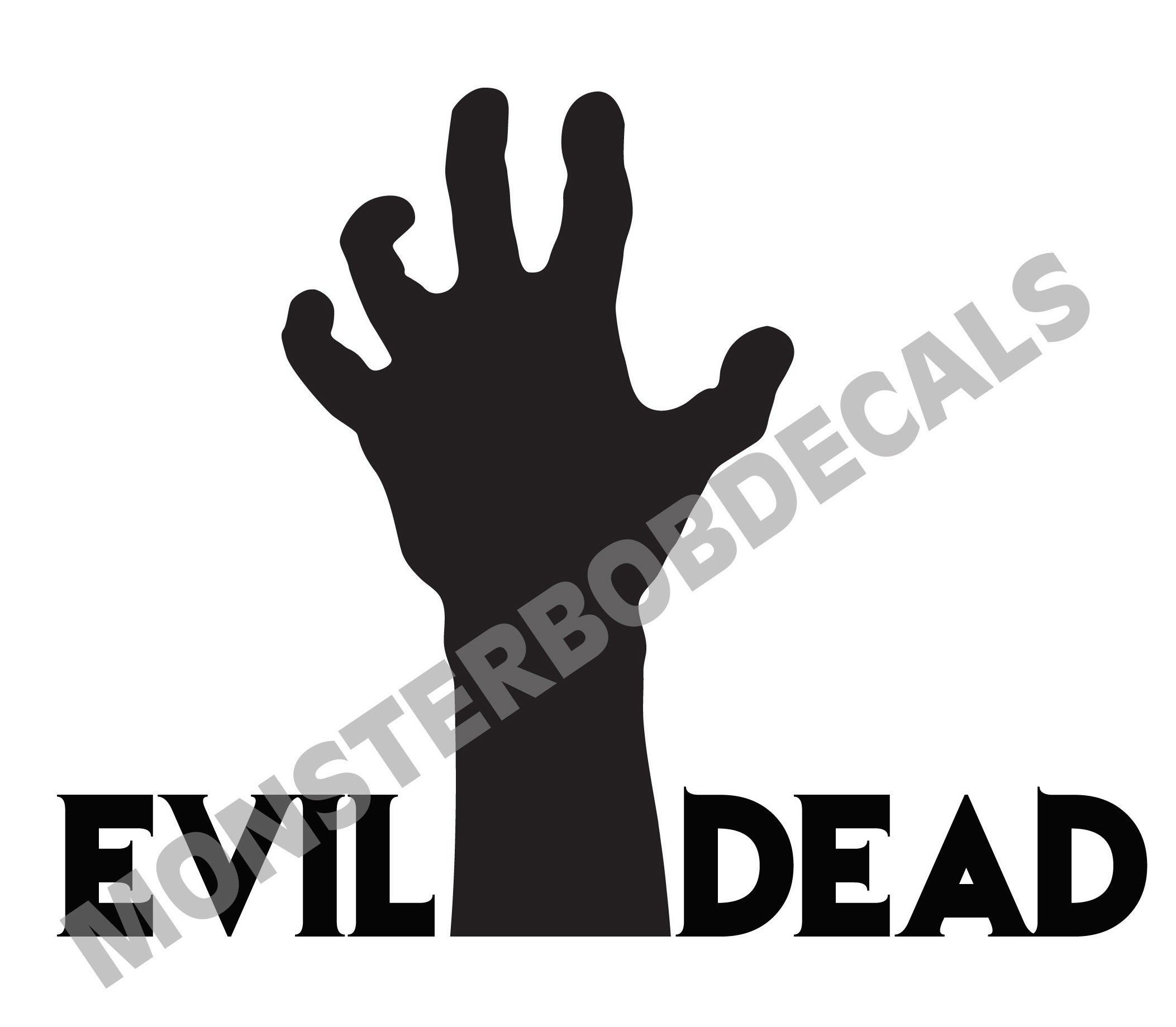 Evil Dead Vinyl Decal Horror Movies Slashers - Etsy
