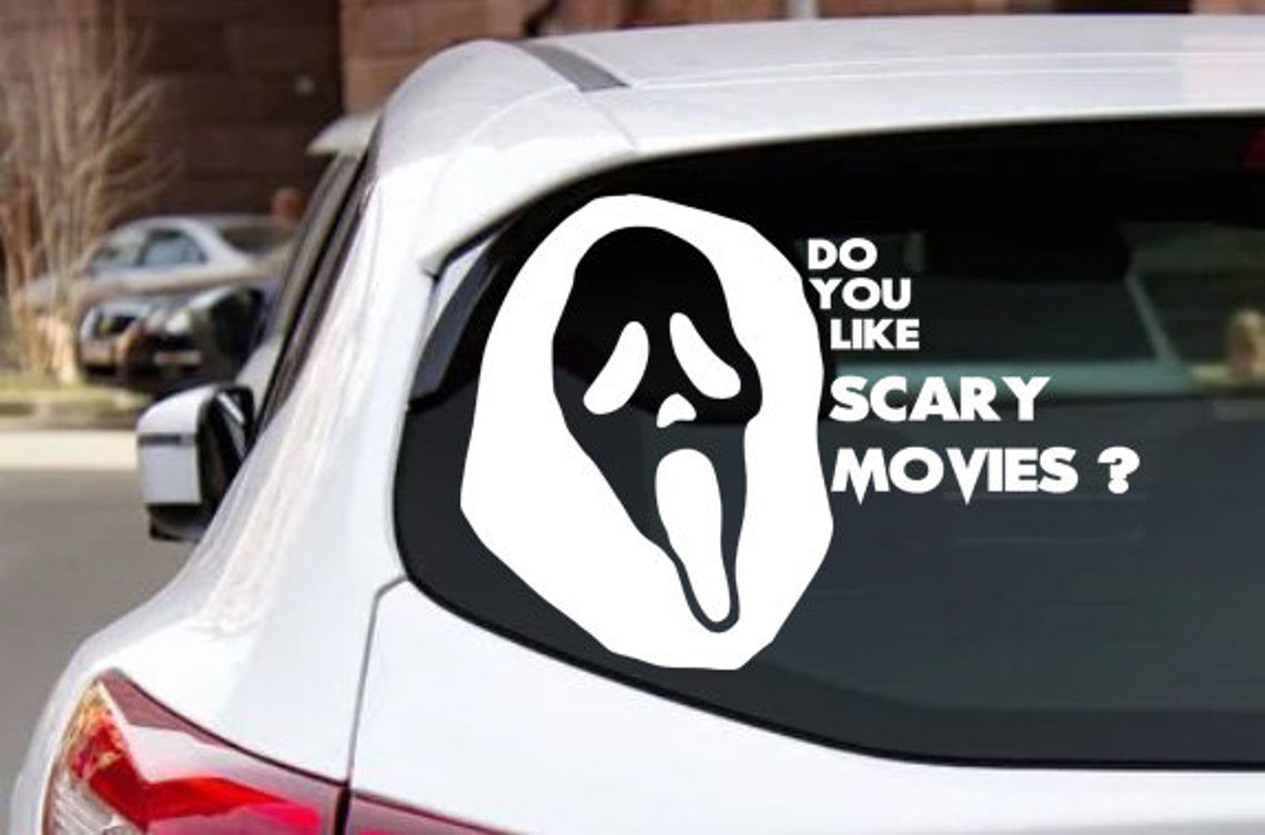 Ghostface Vinyl Decal, Scream, , Horror Movies, Slashers, Scary Movie ...