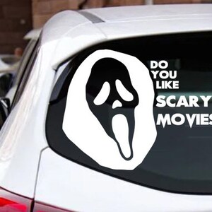 Ghostface Vinyl Decal, Scream, , Horror Movies, Slashers, Scary Movie ...