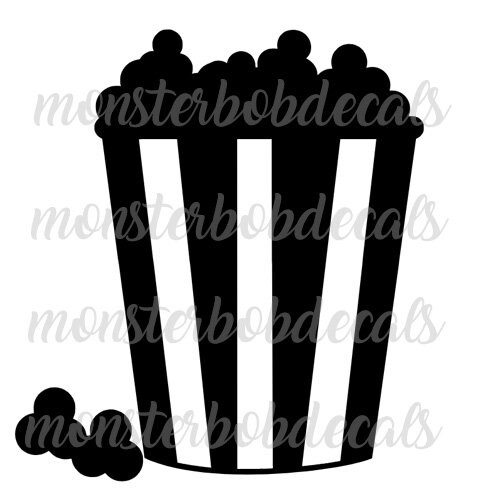 Popcorn Svg Digital Download - Etsy