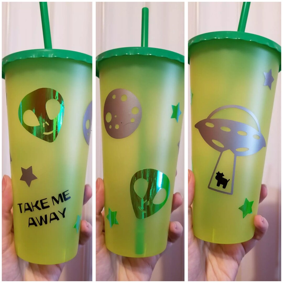 Alien UFO Cold Cup Flying Saucer Iced Coffee - Etsy