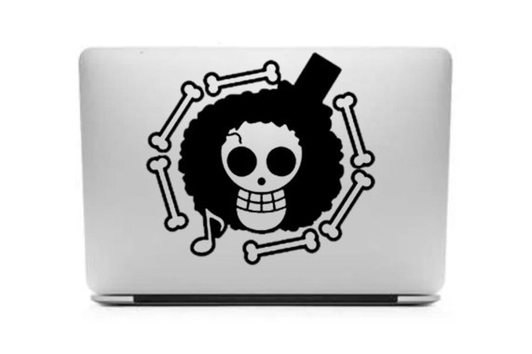 Brook Logo Decal Skull Anime Straw Hat Pirate - Etsy