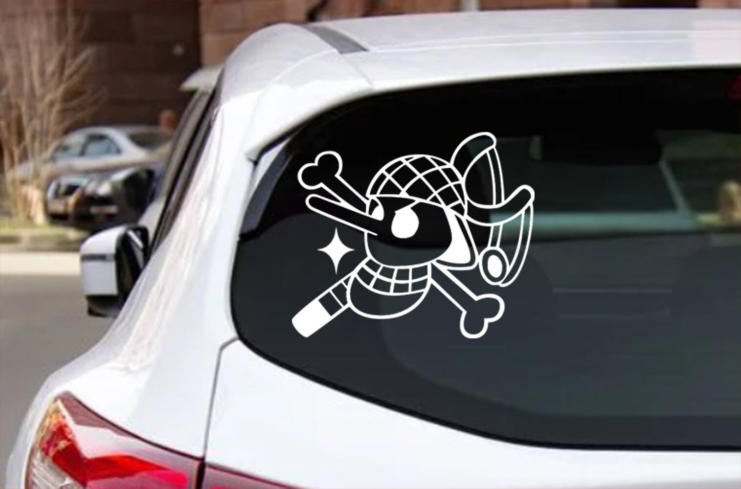 Usopp Logo Decal Skull Straw Hat Pirate Anime - Etsy