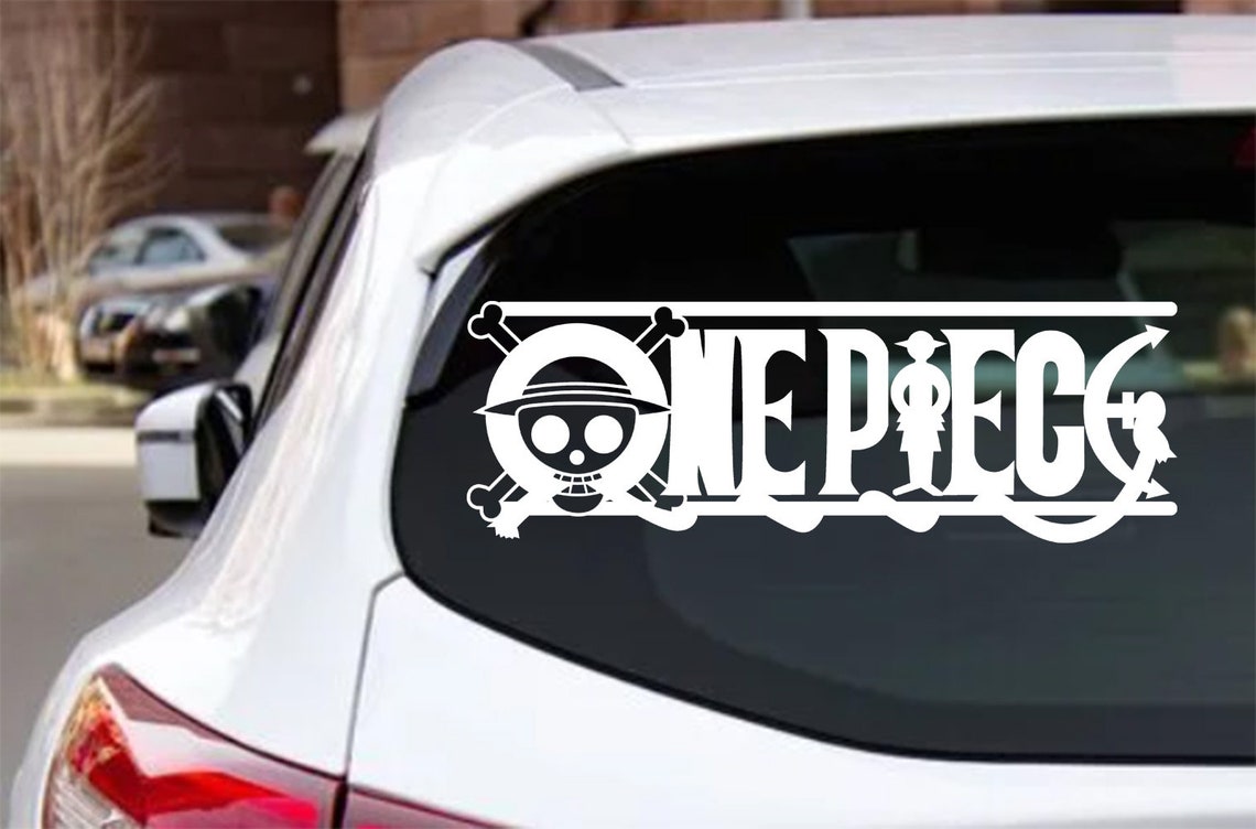 Pirate Logo Vinyl Decal Anime Straw Hat Luffy - Etsy UK