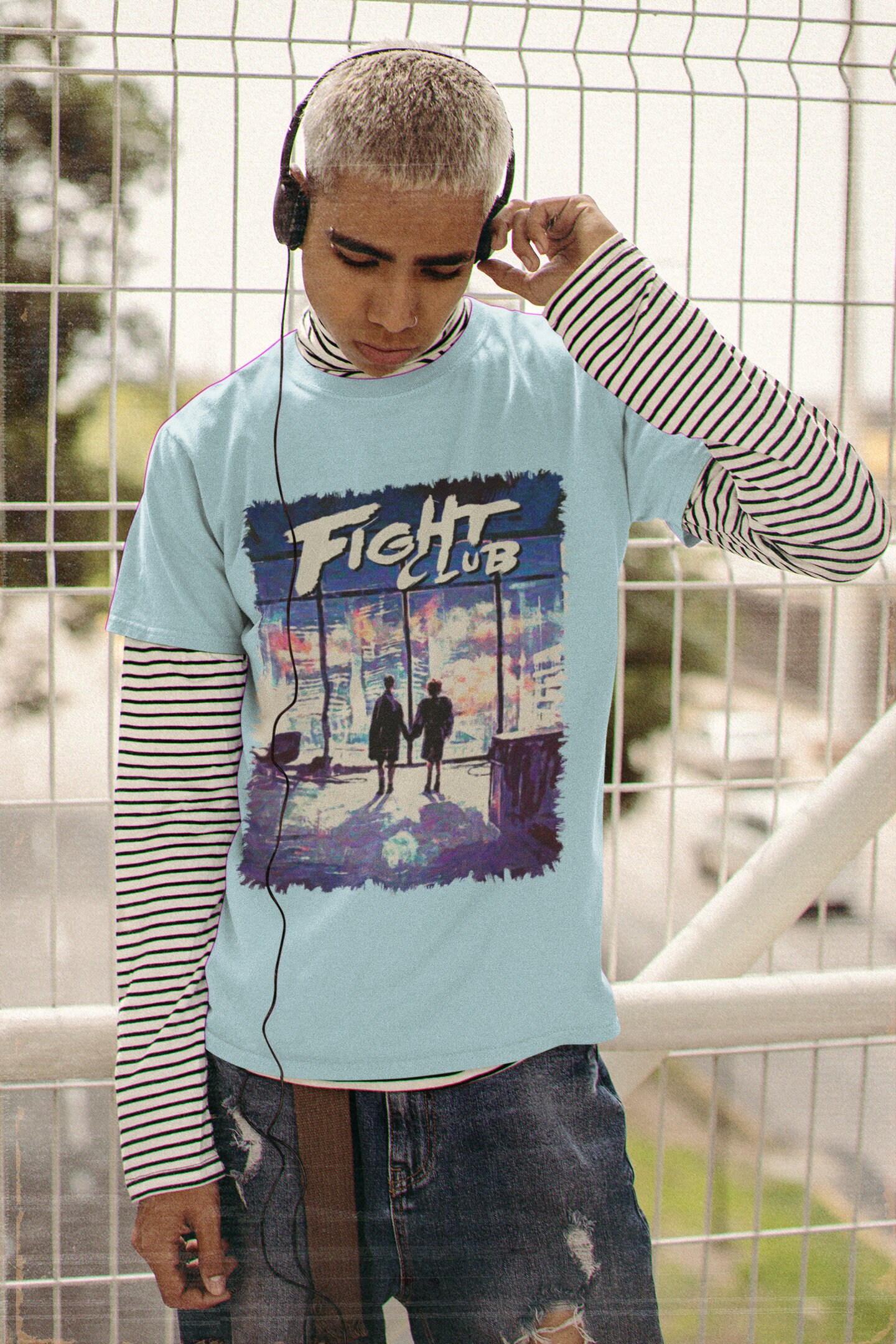 Fight Club Soft T-Shirt, Fight Club Movie Poster T Shirt, 90s Movie ...