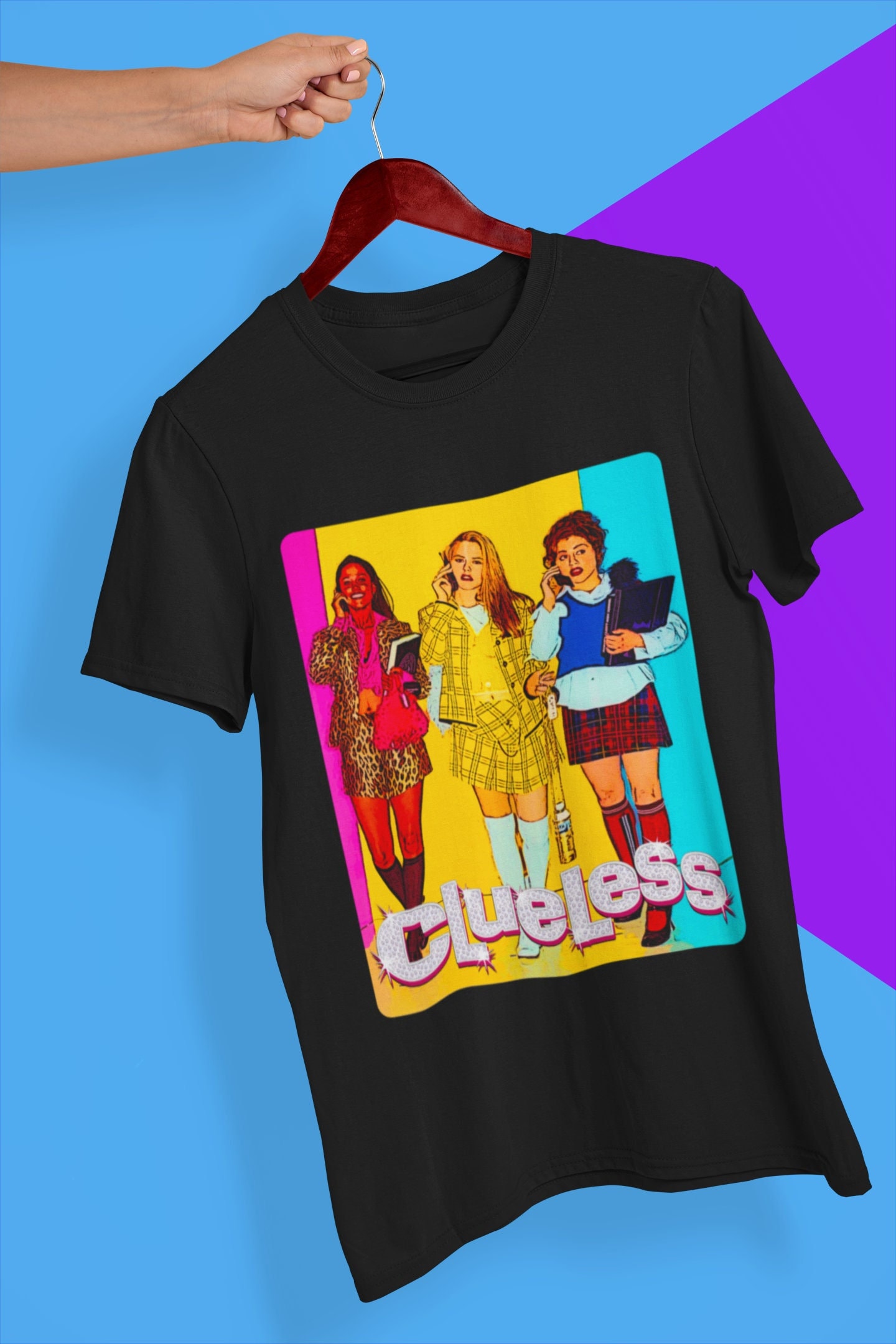 Clueless Soft T-Shirt, Clueless Movie Poster T Shirt, 90s Movie ...