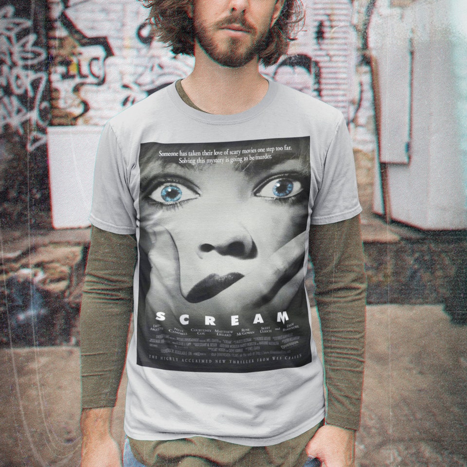 Scream Soft T-Shirt, Scream Movie Poster T Shirt sold by Chris Cahill ...