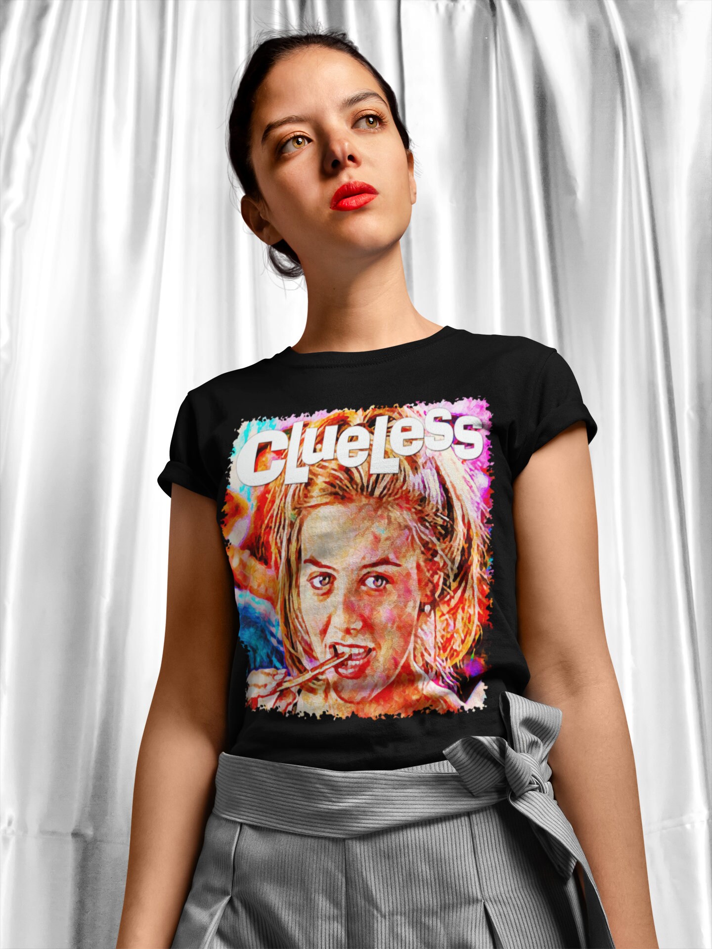 Clueless Soft T-Shirt, Clueless Movie Poster T Shirt, 90s Movie ...