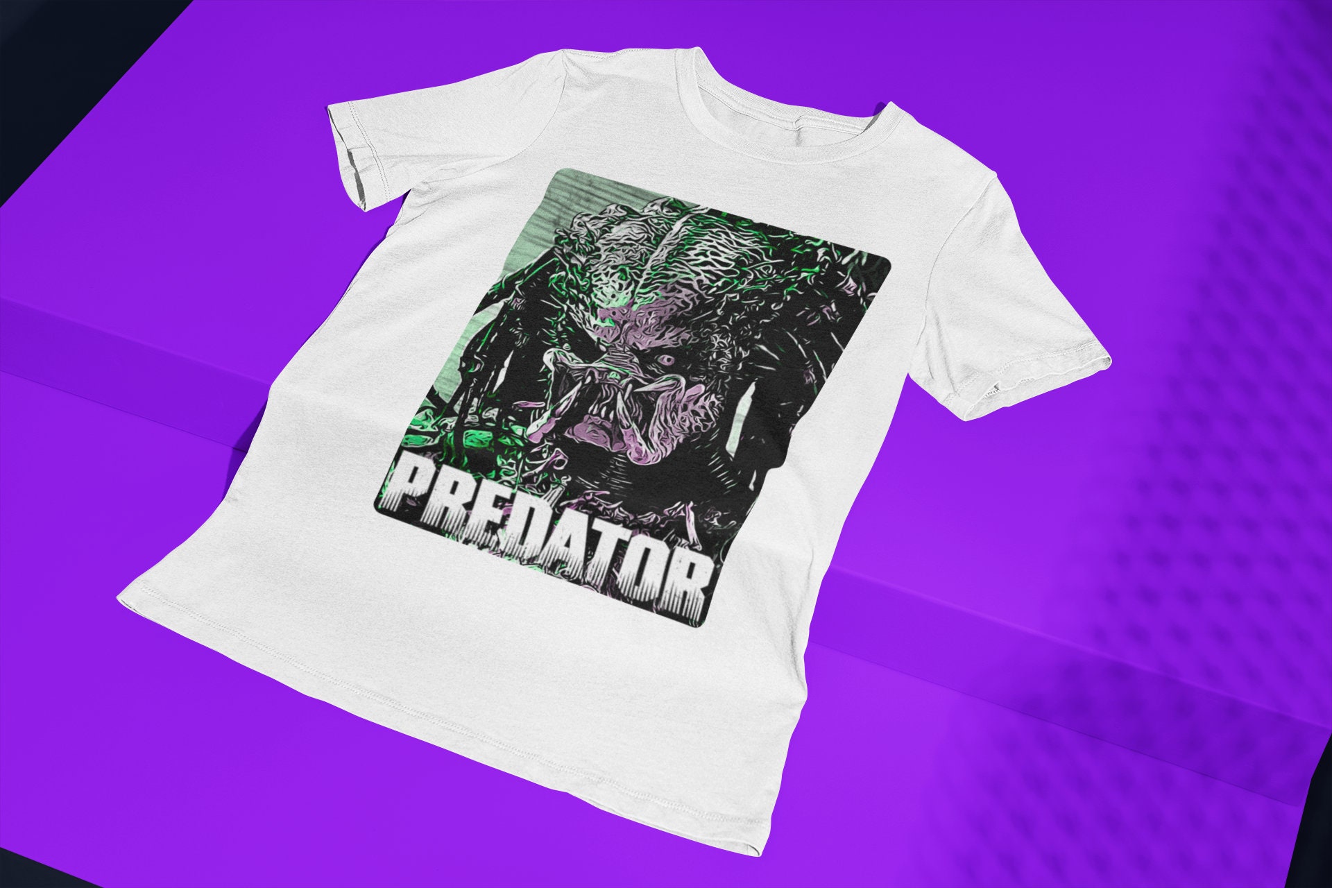 The Predator Soft T-Shirt, Predator Movie Poster Shirt, 80s Movie ...