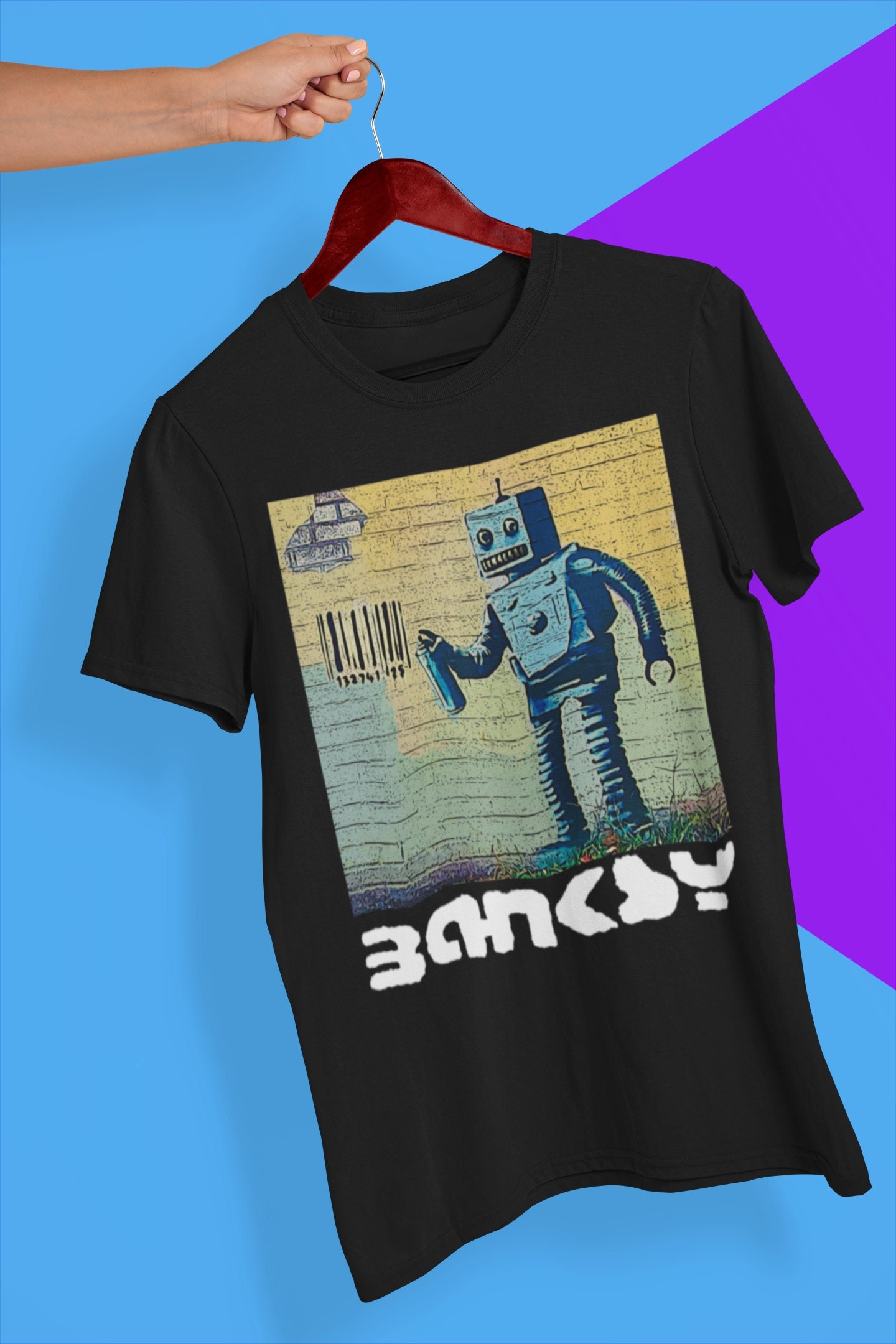 Banksy Street Art Soft Stylized t shirt sold by Tring Tee | SKU 132202 ...