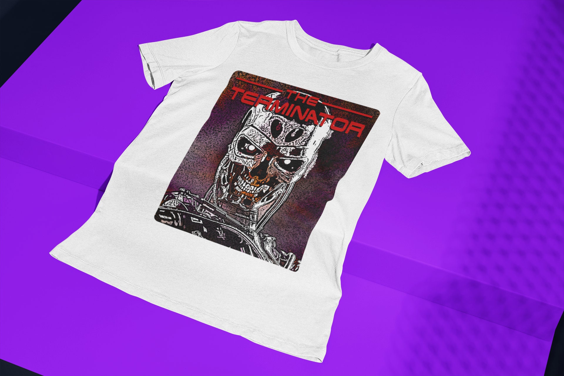 The Terminator Soft T-Shirt, Terminator Movie Poster Shirt sold by Tom ...